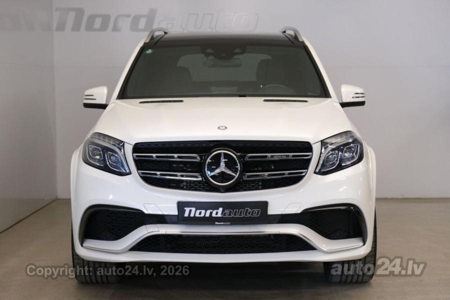 White Mercedes-Benz GLS-Class 2016 in Tallinn, with an engine capacity of 5.50 L and mileage of 80 thousand km for 54900 €, photo 3 on AUTOMOTO.COM.LV