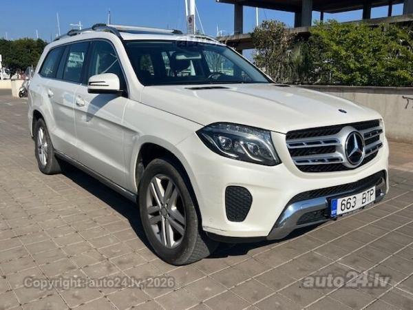 White Mercedes-Benz GLS-Class 2016 in Tallinn, with an engine capacity of 3.00 L and mileage of 251 thousand km for 24000 €, photo 2 on AUTOMOTO.COM.LV