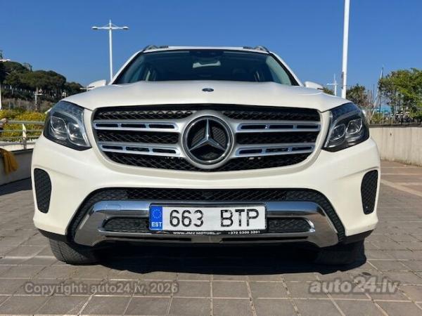 White Mercedes-Benz GLS-Class 2016 in Tallinn, with an engine capacity of 3.00 L and mileage of 251 thousand km for 24000 €, photo 3 on AUTOMOTO.COM.LV