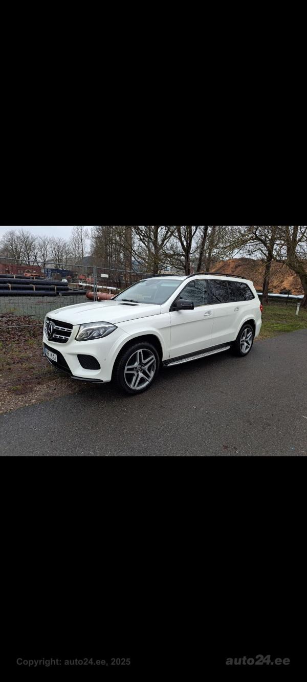 Balts Mercedes-Benz GLS-Class 2017 Tallina, ar dzinēja tilpumu 3.00 L un nobraukumu 180 tūkst. km par 48000 €, foto 1 vietnē AUTOMOTO.COM.LV