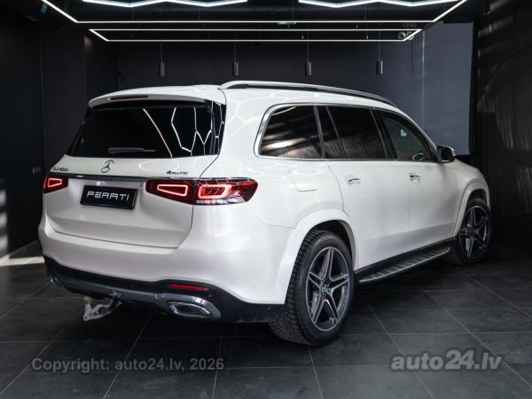 White Mercedes-Benz GLS-Class 2019 in Tallinn, with an engine capacity of 2.90 L and mileage of 115 thousand km for 69900 €, photo 2 on AUTOMOTO.COM.LV