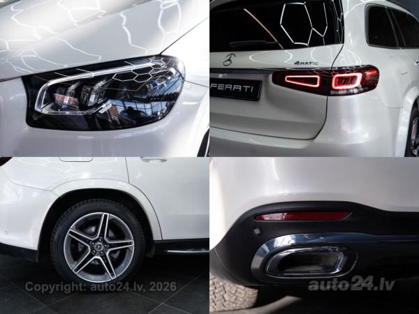 White Mercedes-Benz GLS-Class 2019 in Tallinn, with an engine capacity of 2.90 L and mileage of 115 thousand km for 69900 €, photo 3 on AUTOMOTO.COM.LV