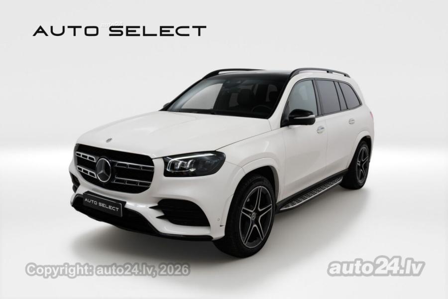 White Mercedes-Benz GLS-Class 2020 in Tartu, with an engine capacity of 2.90 L and mileage of 186 thousand km for 69900 €, photo 1 on AUTOMOTO.COM.LV