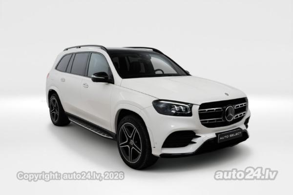 White Mercedes-Benz GLS-Class 2020 in Tartu, with an engine capacity of 2.90 L and mileage of 186 thousand km for 69900 €, photo 2 on AUTOMOTO.COM.LV