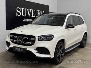 Balts Mercedes-Benz GLS-Class 2020 Tallina, ar dzinēja tilpumu 2.90 L un nobraukumu 141 tūkst. km par 69995 €, foto  vietnē AUTOMOTO.COM.LV