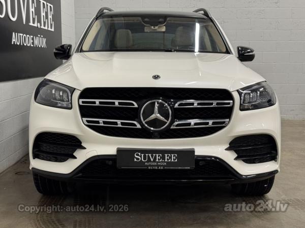 White Mercedes-Benz GLS-Class 2020 in Tallinn, with an engine capacity of 2.90 L and mileage of 141 thousand km for 69995 €, photo 3 on AUTOMOTO.COM.LV