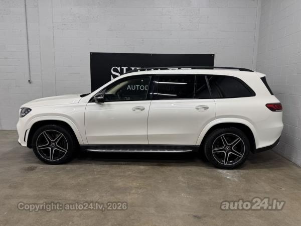 White Mercedes-Benz GLS-Class 2020 in Tallinn, with an engine capacity of 2.90 L and mileage of 141 thousand km for 69995 €, photo 4 on AUTOMOTO.COM.LV