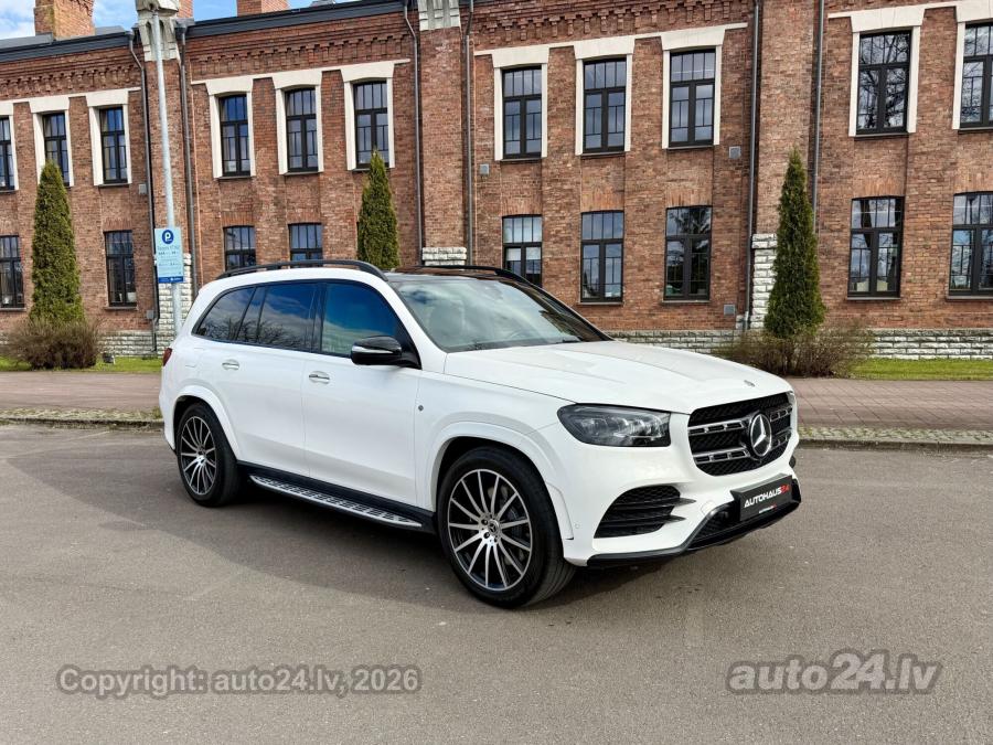 White Mercedes-Benz GLS-Class 2020 in Tallinn, with an engine capacity of 2.90 L and mileage of 137 thousand km for 62900 €, photo 1 on AUTOMOTO.COM.LV