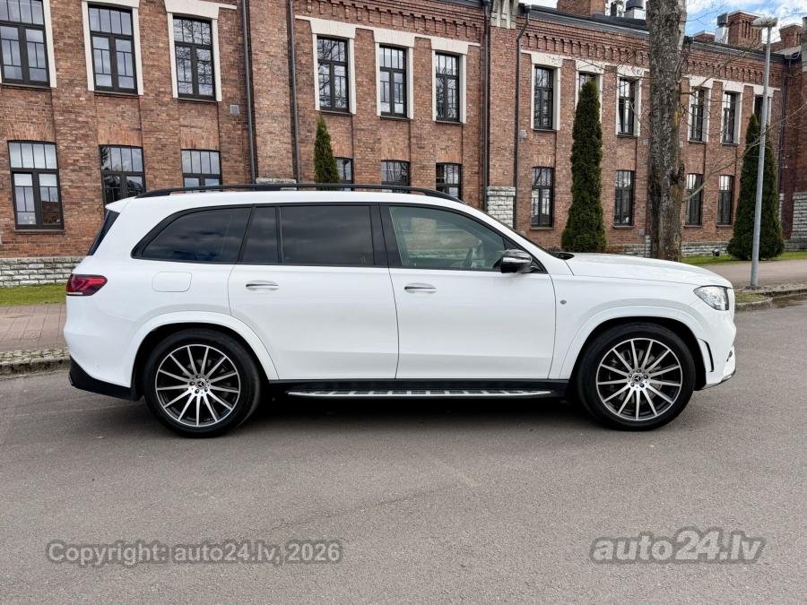 White Mercedes-Benz GLS-Class 2020 in Tallinn, with an engine capacity of 2.90 L and mileage of 137 thousand km for 62900 €, photo 3 on AUTOMOTO.COM.LV