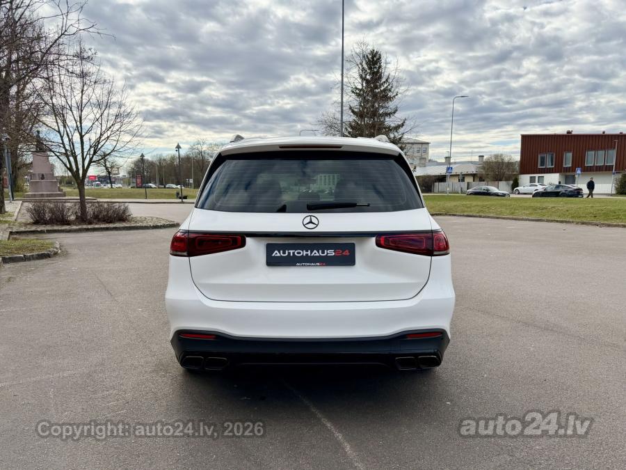 White Mercedes-Benz GLS-Class 2020 in Tallinn, with an engine capacity of 2.90 L and mileage of 137 thousand km for 62900 €, photo 6 on AUTOMOTO.COM.LV