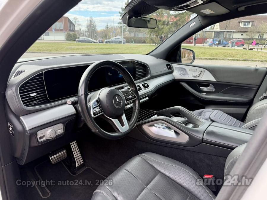 White Mercedes-Benz GLS-Class 2020 in Tallinn, with an engine capacity of 2.90 L and mileage of 137 thousand km for 62900 €, photo 12 on AUTOMOTO.COM.LV