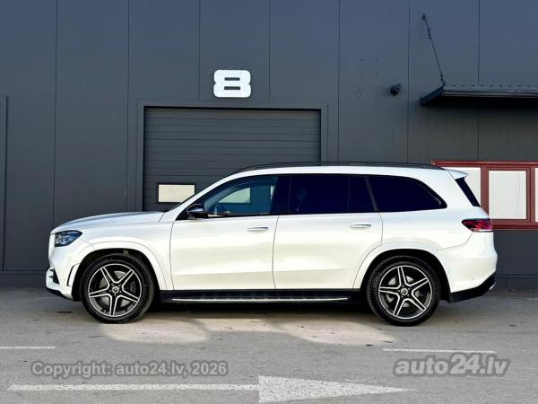 White Mercedes-Benz GLS-Class 2021 in Narva, with an engine capacity of 2.90 L and mileage of 156 thousand km for 82900 €, photo 6 on AUTOMOTO.COM.LV