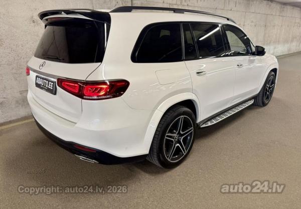 White Mercedes-Benz GLS-Class 2020 in Tallinn, with an engine capacity of 2.90 L and mileage of 149 thousand km for 67995 €, photo 4 on AUTOMOTO.COM.LV