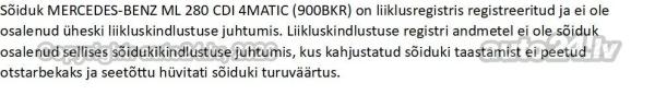 Smilšu krāsa Mercedes-Benz M-Class 2009 Tallina, ar dzinēja tilpumu 3.00 L un nobraukumu 250 tūkst. km par 7700 €, foto 7 vietnē AUTOMOTO.COM.LV