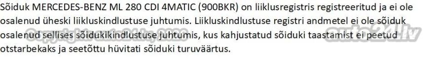 Beige Mercedes-Benz M-Class 2009 in Tallinn, with an engine capacity of 3.00 L and mileage of 250 thousand km for 7700 €, photo 8 on AUTOMOTO.COM.LV