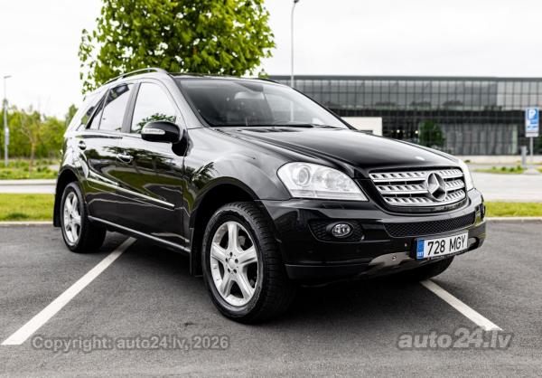Black Mercedes-Benz M-Class 2007 in Tallinn, with an engine capacity of 3.00 L and mileage of 290 thousand km for 5200 €, photo 1 on AUTOMOTO.COM.LV