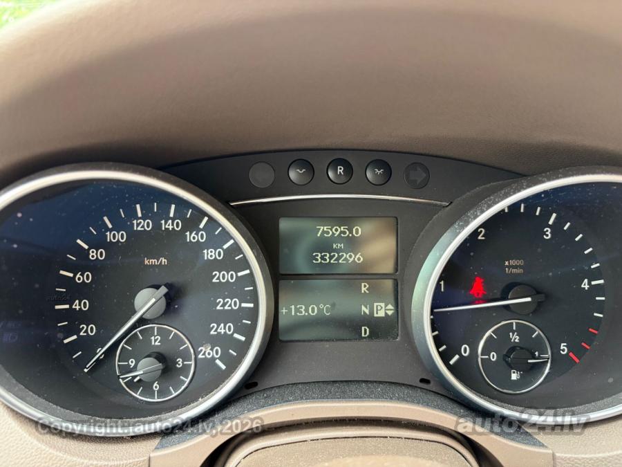 Black Mercedes-Benz M-Class 2008 in Tallinn, with an engine capacity of 3.00 L and mileage of 332 thousand km for 8500 €, photo 6 on AUTOMOTO.COM.LV