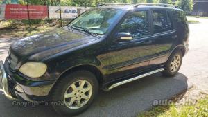 Melns Mercedes-Benz M-Class 2003 Tallina, ar dzinēja tilpumu 2.70 L un nobraukumu 400 tūkst. km par 4290 €, foto  vietnē AUTOMOTO.COM.LV