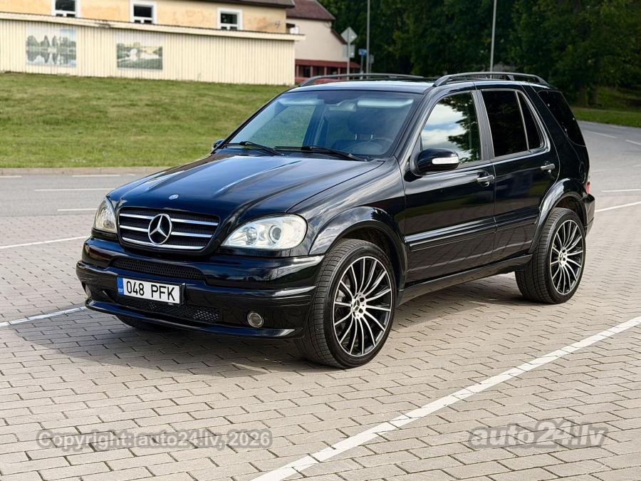 Black Mercedes-Benz M-Class 2006 in Tallinn, with an engine capacity of 5.40 L and mileage of 211 thousand km for 7999 €, photo 1 on AUTOMOTO.COM.LV