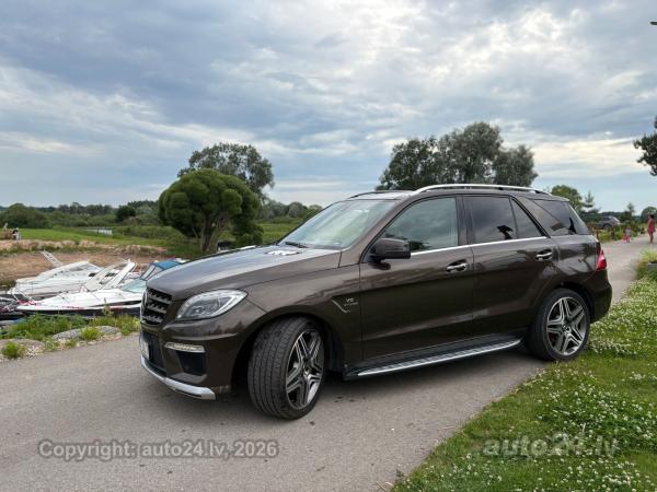 Brown Mercedes-Benz M-Class 2013 in Tallinn, with an engine capacity of 5.50 L and mileage of 240 thousand km for 26990 €, photo 1 on AUTOMOTO.COM.LV
