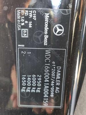 Melns Mercedes-Benz ML 250 2011 Tauragė, ar dzinēja tilpumu 2.14 L un nobraukumu 163 tūkst. km par 11400 €, foto 24 vietnē AUTOMOTO.COM.LV