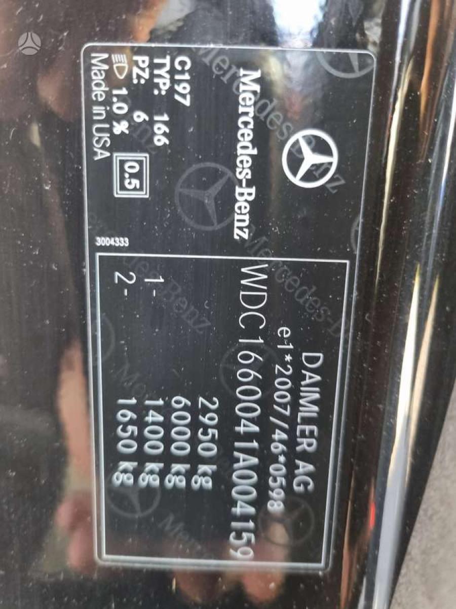 Melns Mercedes-Benz ML 250 2011 Tauragė, ar dzinēja tilpumu 2.14 L un nobraukumu 163 tūkst. km par 11400 €, foto 24 vietnē AUTOMOTO.COM.LV