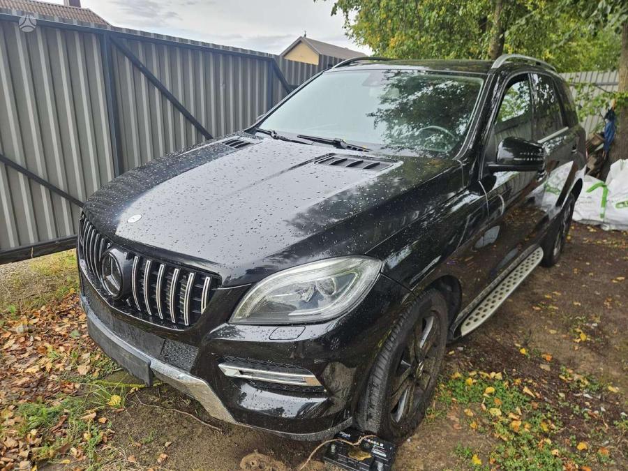 Melns Mercedes-Benz ML 250 2013 Šauļi, ar dzinēja tilpumu 2.14 L un nobraukumu 290 tūkst. km par 7900 €, foto 1 vietnē AUTOMOTO.COM.LV