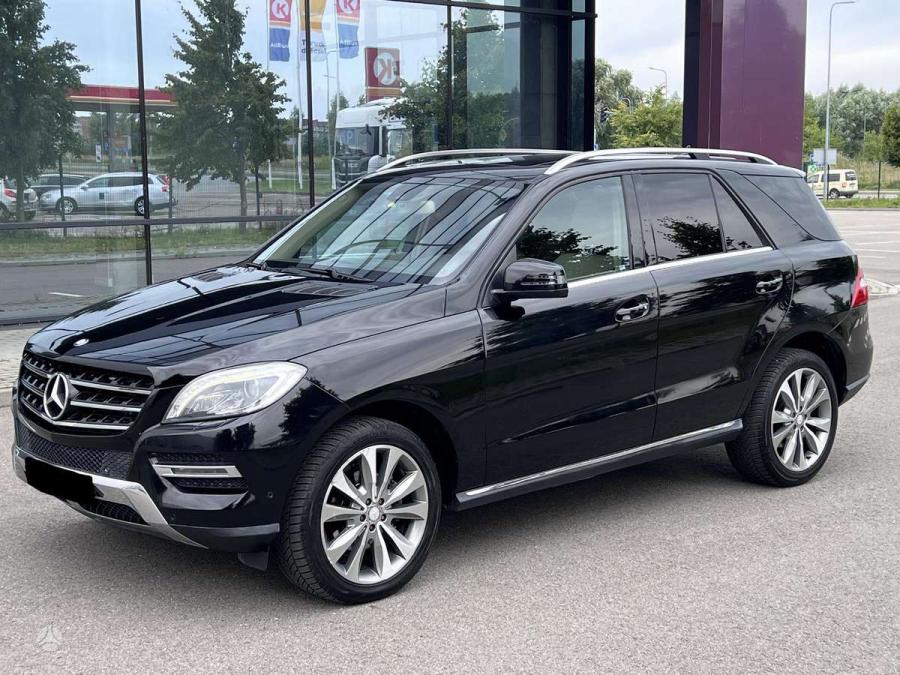 Melns Mercedes-Benz ML 250 2014 Klaipėda, ar dzinēja tilpumu 2.14 L un nobraukumu 278 tūkst. km par 10500 €, foto 8 vietnē AUTOMOTO.COM.LV