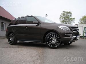 Brown Mercedes-Benz ML 250 2013 in Riga, with an engine capacity of 2.20 L and mileage of 0 thousand km for 16350 €, photo  on AUTOMOTO.COM.LV