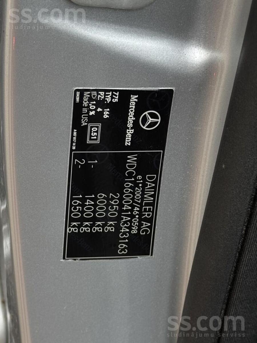 Pelēks Mercedes-Benz ML 250 2014 Jūrmala, ar dzinēja tilpumu 2.20 L un nobraukumu 0 tūkst. km par 13850 €, foto 24 vietnē AUTOMOTO.COM.LV