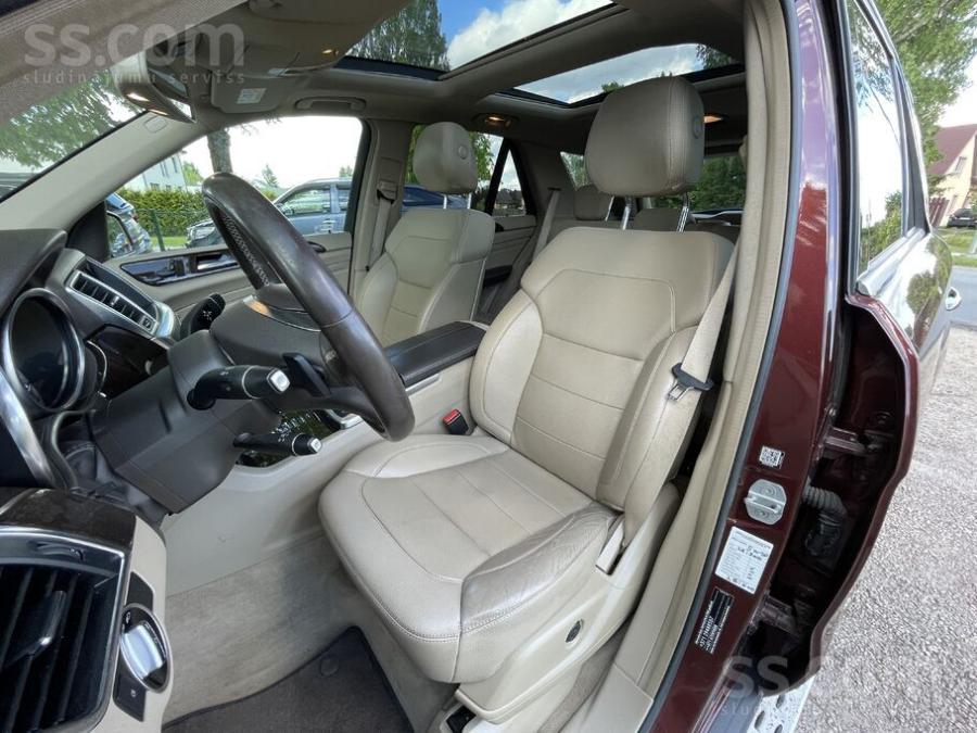Sarkans Mercedes-Benz ML 250 2015 Rīga, ar dzinēja tilpumu 2.20 L un nobraukumu 292 tūkst. km par 15490 €, foto 13 vietnē AUTOMOTO.COM.LV