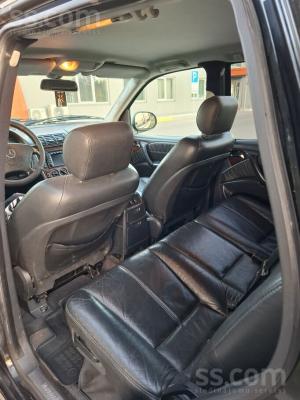 Melns Mercedes-Benz ML 270 2000 Rīga, ar dzinēja tilpumu 2.70 L un nobraukumu 422 tūkst. km par 1900 €, foto 6 vietnē AUTOMOTO.COM.LV