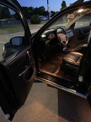 Melns Mercedes-Benz ML 270 2001 Kauņa, ar dzinēja tilpumu 2.69 L un nobraukumu 296 tūkst. km par 3800 €, foto 8 vietnē AUTOMOTO.COM.LV