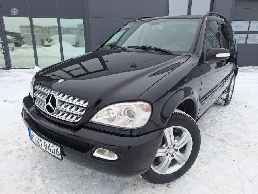 Melns Mercedes-Benz ML 270 2002 Jonava, ar dzinēja tilpumu 2.70 L un nobraukumu 300 tūkst. km par 3250 €, foto 3 vietnē AUTOMOTO.COM.LV
