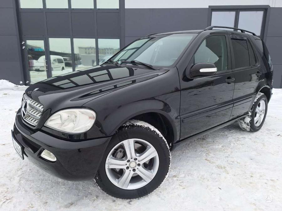 Melns Mercedes-Benz ML 270 2002 Jonava, ar dzinēja tilpumu 2.70 L un nobraukumu 300 tūkst. km par 3250 €, foto 7 vietnē AUTOMOTO.COM.LV