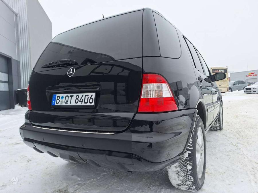 Melns Mercedes-Benz ML 270 2002 Jonava, ar dzinēja tilpumu 2.70 L un nobraukumu 300 tūkst. km par 3250 €, foto 8 vietnē AUTOMOTO.COM.LV