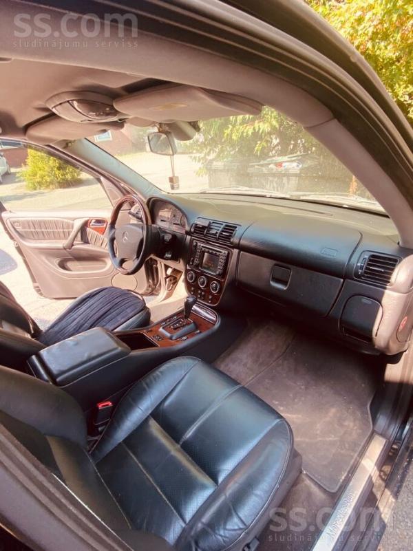 Melns Mercedes-Benz ML 270 2002 Rīga, ar dzinēja tilpumu 2.70 L un nobraukumu 0 tūkst. km par 3200 €, foto 7 vietnē AUTOMOTO.COM.LV