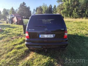 Melns Mercedes-Benz ML 270 2004 Rēzekne, ar dzinēja tilpumu 2.70 L un nobraukumu 277 tūkst. km par 2700 €, foto 5 vietnē AUTOMOTO.COM.LV