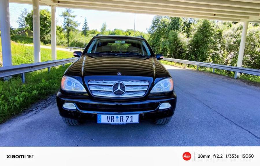Melns Mercedes-Benz ML 270 2004 Rēzekne, ar dzinēja tilpumu 2.70 L un nobraukumu 283 tūkst. km par 4950 €, foto 9 vietnē AUTOMOTO.COM.LV