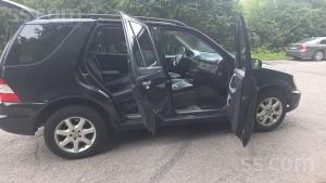 Melns Mercedes-Benz ML 270 2004 Rīga, ar dzinēja tilpumu 2.70 L un nobraukumu 292 tūkst. km par 2800 €, foto 8 vietnē AUTOMOTO.COM.LV