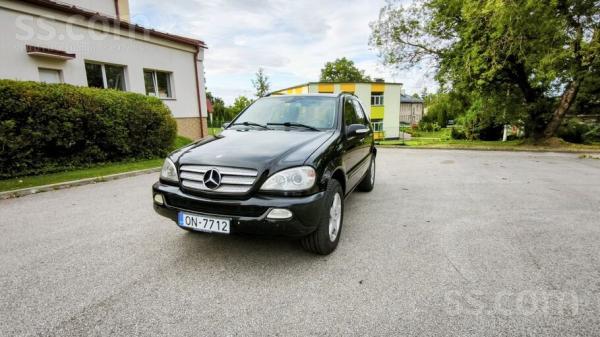 Melns Mercedes-Benz ML 270 2004 Ludza, ar dzinēja tilpumu 2.70 L un nobraukumu 0 tūkst. km par 4200 €, foto 1 vietnē AUTOMOTO.COM.LV