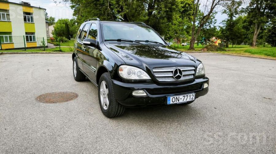Melns Mercedes-Benz ML 270 2004 Ludza, ar dzinēja tilpumu 2.70 L un nobraukumu 0 tūkst. km par 4200 €, foto 7 vietnē AUTOMOTO.COM.LV