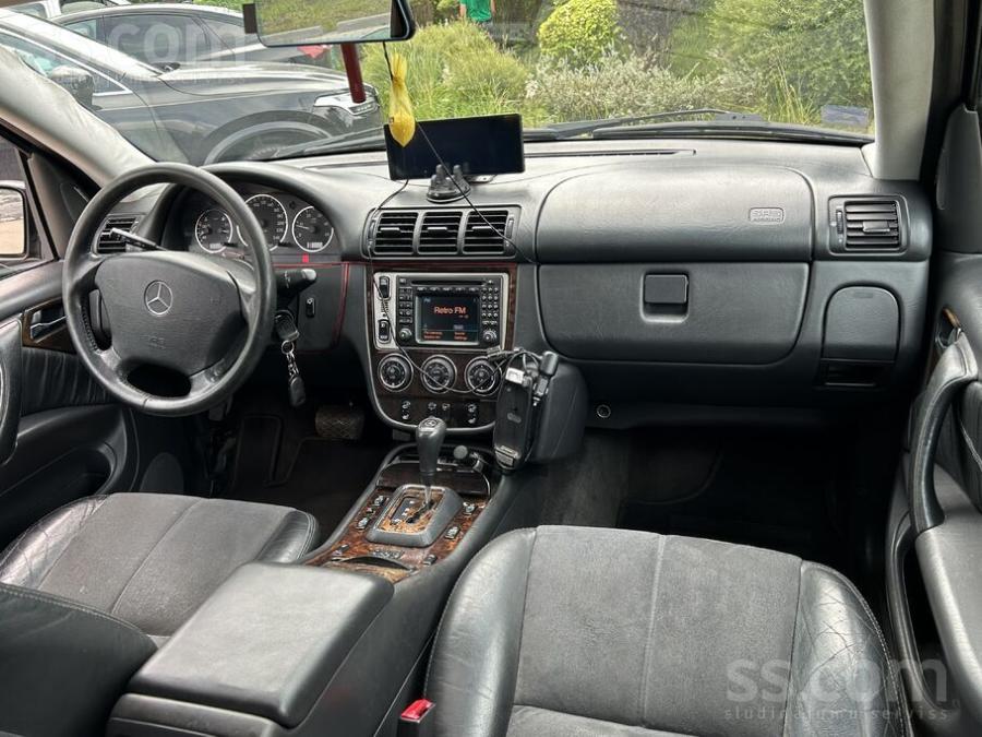 Melns Mercedes-Benz ML 270 2005 Rīga, ar dzinēja tilpumu 2.70 L un nobraukumu 360 tūkst. km par 1850 €, foto 14 vietnē AUTOMOTO.COM.LV