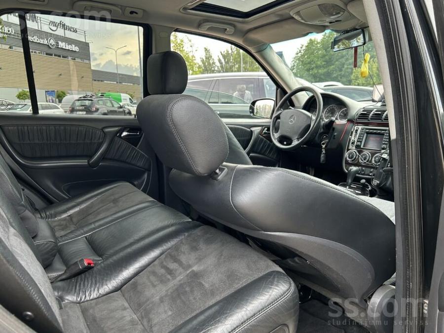 Melns Mercedes-Benz ML 270 2005 Rīga, ar dzinēja tilpumu 2.70 L un nobraukumu 360 tūkst. km par 1850 €, foto 15 vietnē AUTOMOTO.COM.LV