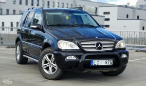 Melns Mercedes-Benz ML 270 2005 Viļņa, ar dzinēja tilpumu 2.70 L un nobraukumu 300 tūkst. km par 2450 €, foto 4 vietnē AUTOMOTO.COM.LV
