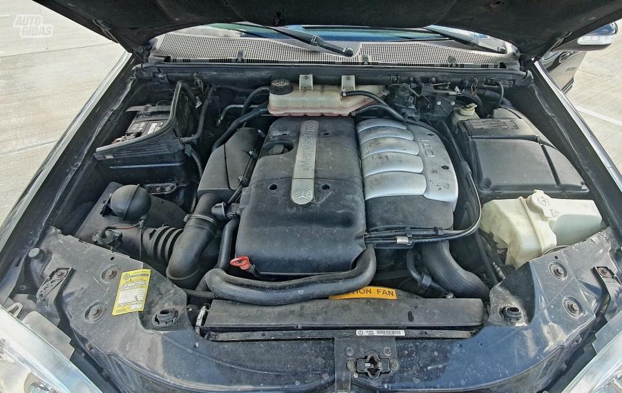 Black Mercedes-Benz ML 270 2005 in Vilnius, with an engine capacity of 2.70 L and mileage of 300 thousand km for 2250 €, photo 14 on AUTOMOTO.COM.LV