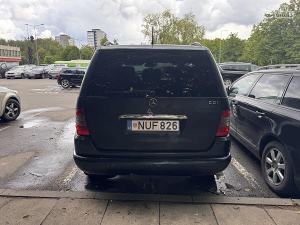 Blue Mercedes-Benz ML 270 2001 in Vilnius, with an engine capacity of 2.70 L and mileage of 350 thousand km for 2100 €, photo 4 on AUTOMOTO.COM.LV