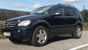 Zils Mercedes-Benz ML 270 2002 Rīga, ar dzinēja tilpumu 2.70 L un nobraukumu 411 tūkst. km par 5000 €, foto  vietnē AUTOMOTO.COM.LV