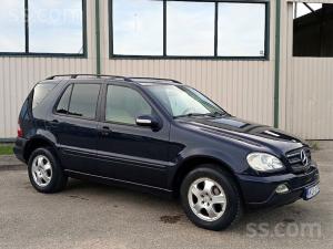 Blue Mercedes-Benz ML 270 2002 in Riga, with an engine capacity of 2.70 L and mileage of 0 thousand km for 2290 €, photo  on AUTOMOTO.COM.LV