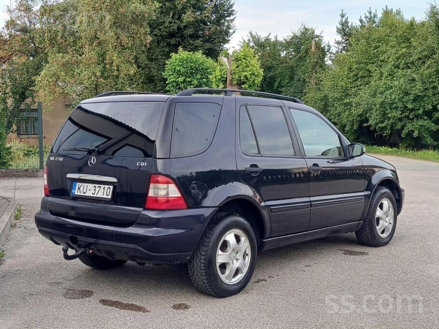 Zils Mercedes-Benz ML 270 2002 Rīga, ar dzinēja tilpumu 2.70 L un nobraukumu 0 tūkst. km par 2290 €, foto 4 vietnē AUTOMOTO.COM.LV